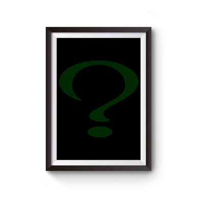 The Riddler Logo Poster