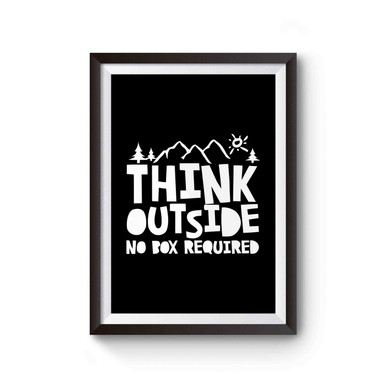 Think Outside No Box Required Poster