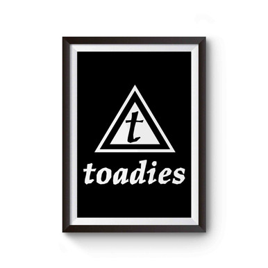Toadies Band Rock Band Logo Poster