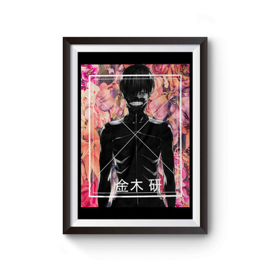 Tokyo Ghoul Ken Kaneki Flowers Poster