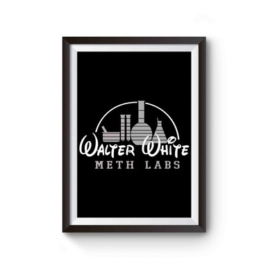 Walter White Breaking Bad Science Meth Lab Jesse Cook Disney Poster
