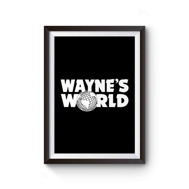 Wayne's World Waynes Logo Poster