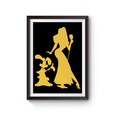 Who Framed Roger Rabbit And Jessica Rabbit Poster