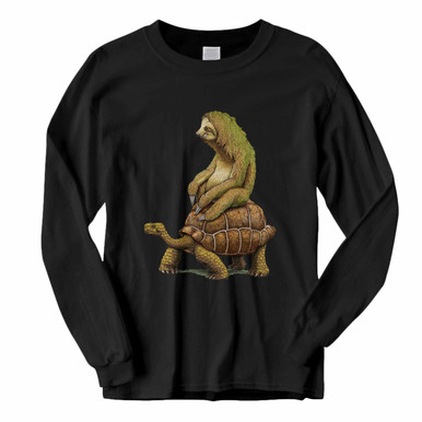 Zootopia Tortoise Sloth Design Long Sleeve Shirt