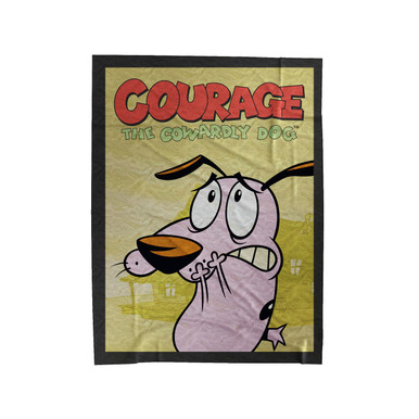 Courage The Cowardly Dog Tv Show Velveteen Blanket