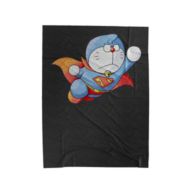 Doraemon Superman Velveteen Blanket