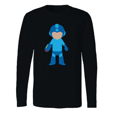 Mega Man Retro Video Game Long Sleeve Shirt