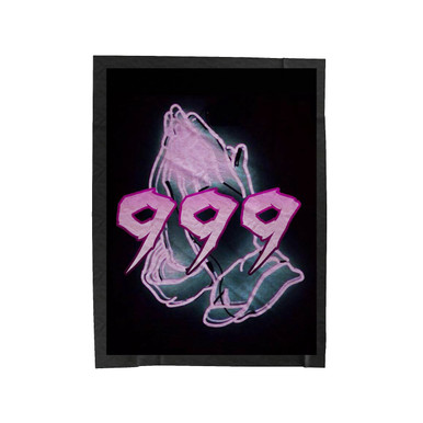 Juice Wrld Praying Hands Velveteen Blanket