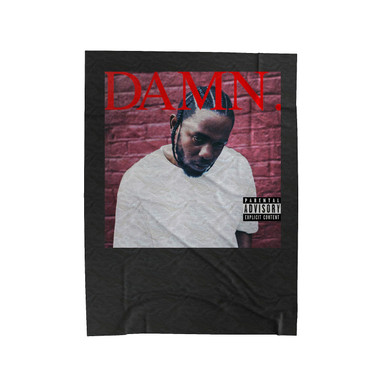 Kendrick Lamar Damn Album Cover Velveteen Blanket