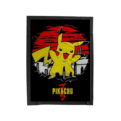 Pikachu Godzilla Velveteen Blanket