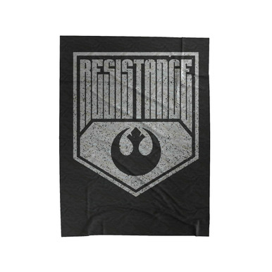 Resistance Logo Velveteen Blanket