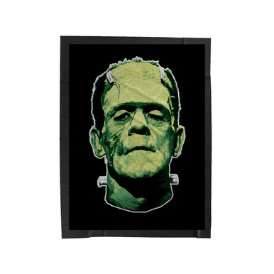 The Monster Frankenstein Green Velveteen Blanket
