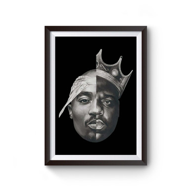 2pac X Notorious B.I.G. Poster
