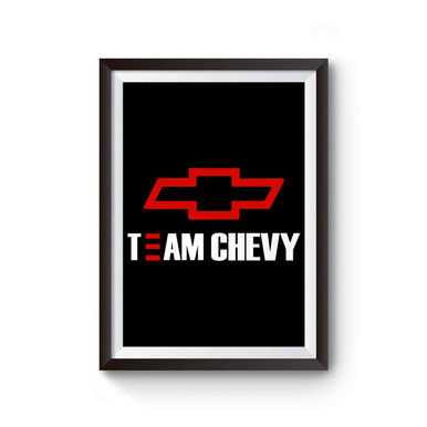 Chevrolet Team Chevy Logo Poster