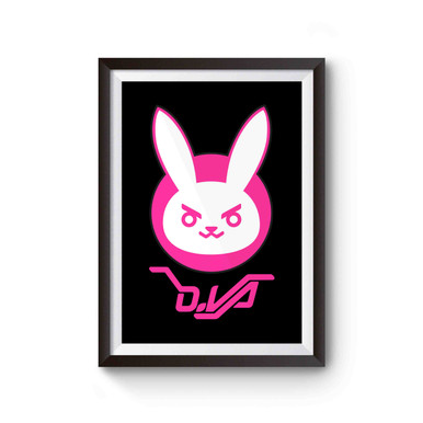 Dva Bunny Logo Poster