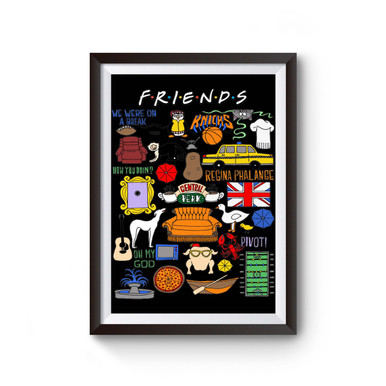 Friends Tv Show Art Poster