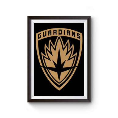 Guardians Of The Galaxy Shield Poster