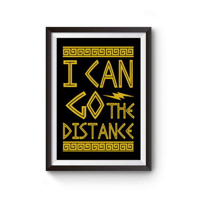 I Can Go The Distance Disney Blue Hercules Quote Megara Poster