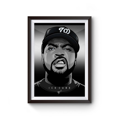 Ice Cube Art Poster