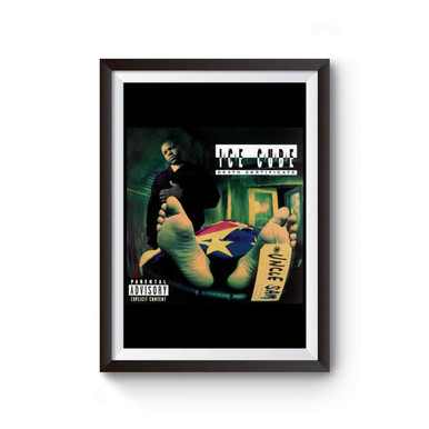 Ice Cube Death Certificate Poster