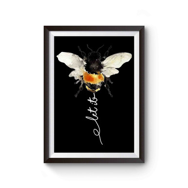 Let It Be Bee Poster
