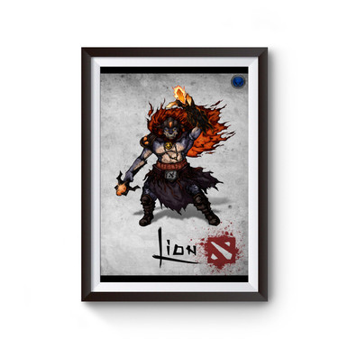 Lion Dota 2 Poster