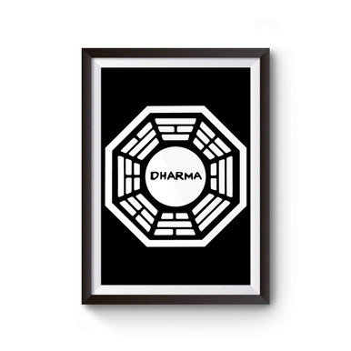 Lost Dharma Initiative Logo Poster