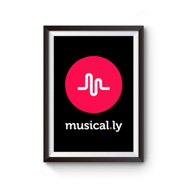 Musically Graphic Logo Poster