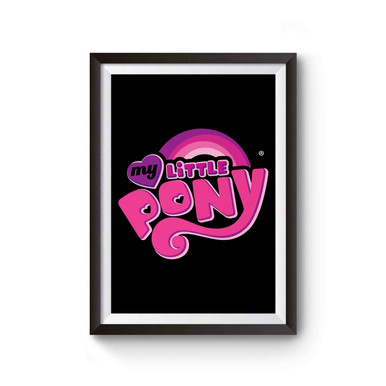 My Little Pony Friendship Is Magic Logo Poster