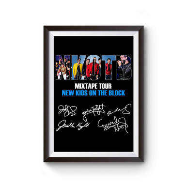 New Kids On The Block Mixtape Tour Poster