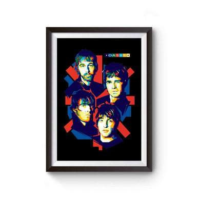 Oasis Band Poster