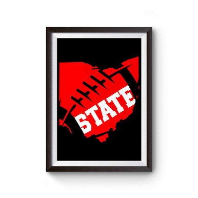 Ohio Football State Buckeyes Poster