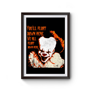 Pennywise Float Quote Poster