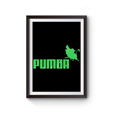 Pumba Puma Logo Poster