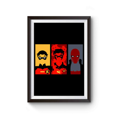 Robin Change Face Deadpool Poster
