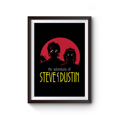 Steve And Dustin Stranger Things Poster