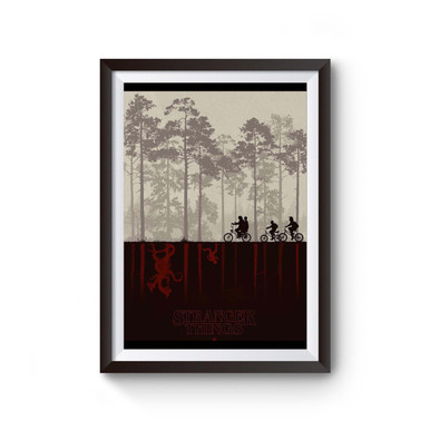 Stranger Things Forest Poster