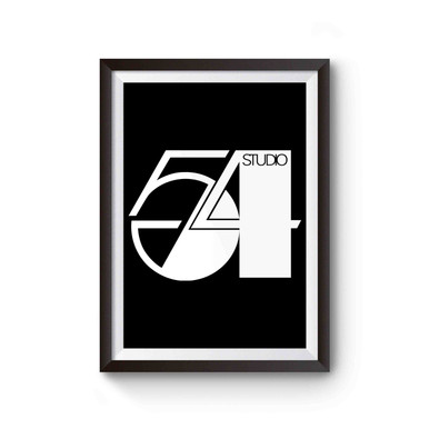 Studio 54 Logo Classic Disco Dance Poster