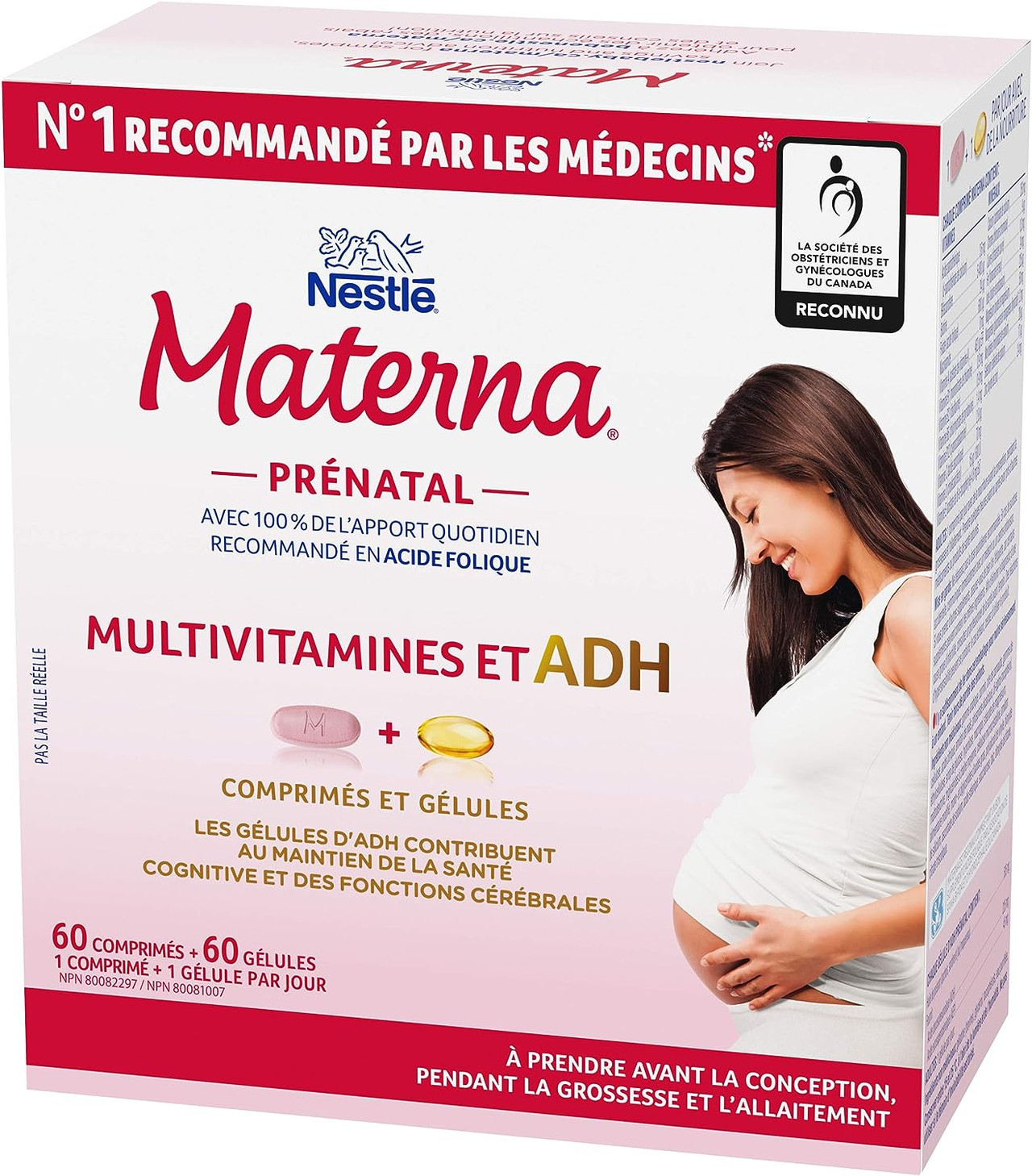 NESTLÉ Materna Prenatal Multivitamin with DHA Supplement | Folic Acid ...