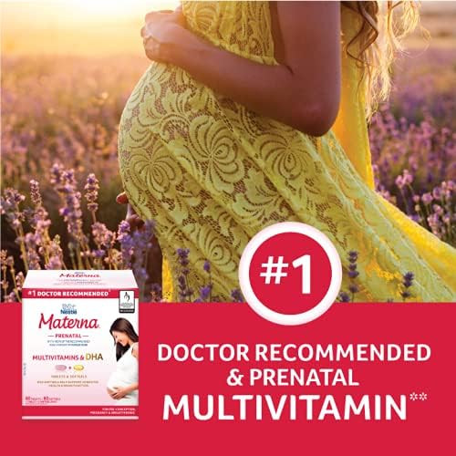 NESTLÉ Materna Prenatal Multivitamin with DHA Supplement | Folic Acid ...