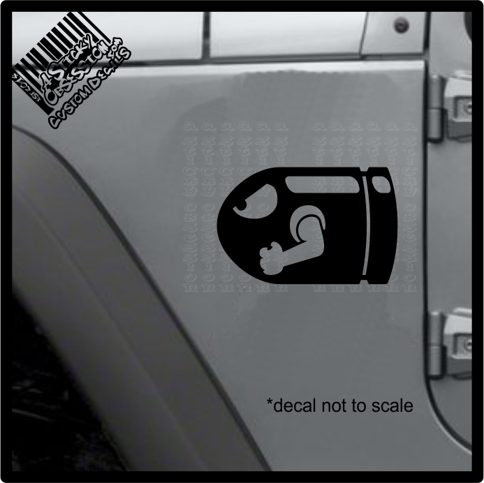 Race Car Tow Hook Arrow Decal Sticker - A Sticky Obsession