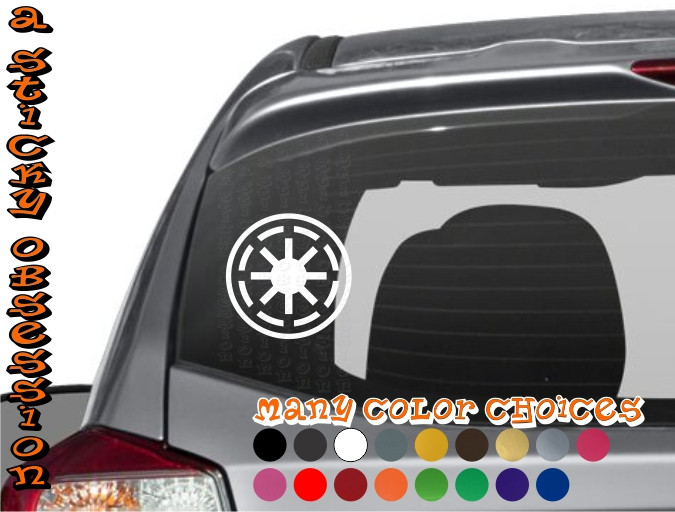 Star Wars Inspired Republic Army Emblem Decal - A Sticky Obsession