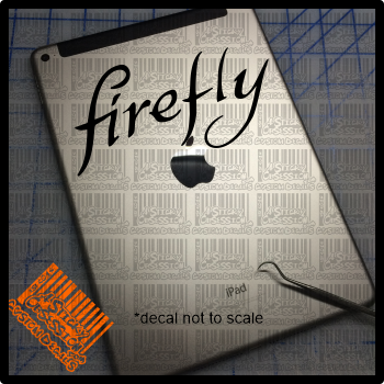 FireFly Title Logo Custom Decal - A Sticky Obsession