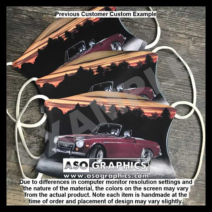 Your Car Custom Face Mask