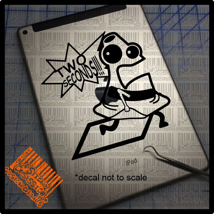 AutoCross Running Scared Traffic Cone Decal Sticker - A Sticky Obsession