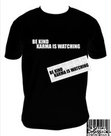 Be Kind Karma is Watching Decal Sticker