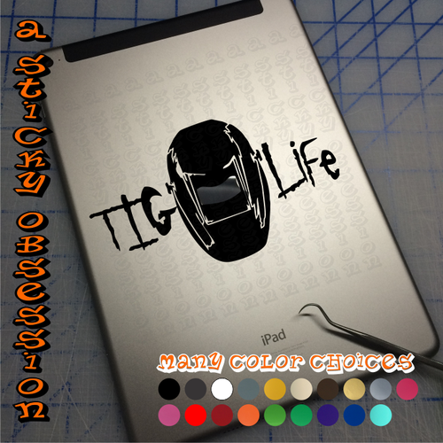 TIG Life Custom Die-Cut Decal Sticker - A Sticky Obsession