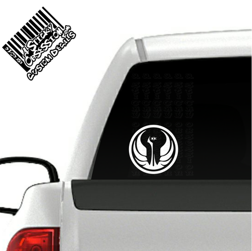 Star Wars Inspired Old Republic Jedi Emblem Decal - A Sticky Obsession