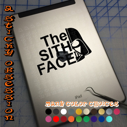 Star Wars Inspired The Sith Face Darth Vader Decal - A Sticky Obsession