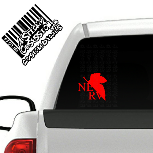 Neon Genesis NERV Custom Decal - A Sticky Obsession